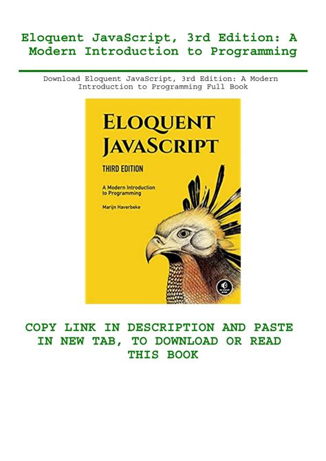 Download Eloquent Javascript 3rd Edition A Modern Introduction To