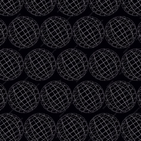Premium Vector Globe Wireframe Pattern