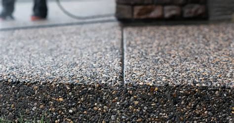 Exposed Aggregate Concrete Pavement