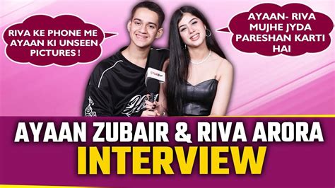 Fun Segment With Riva Arora And Ayaan Zubair Filmibeat Youtube