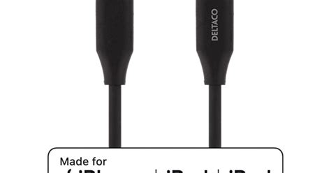 Deltaco Black Usb C To Lightning Cable Md O Shea Sons