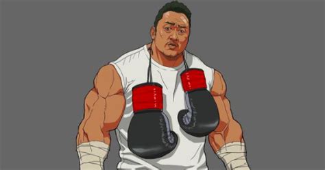 마동석 실제 헤비급 복서 복싱 소재 애니 실사영화 준비 중