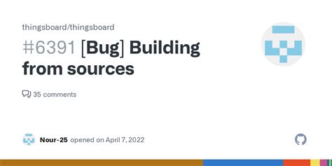 Bug Building From Sources · Issue 6391 · Thingsboardthingsboard