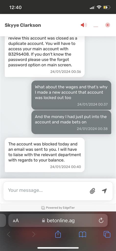 Locked Out My Account Made A New One Put 500 In The New One Said It