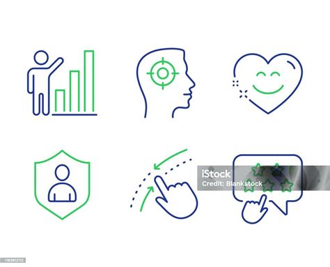 위로 스 와이프 그래프 차트와 스마일 채팅 아이콘 세트 모집 보안 및 랭킹 스타 표지판 벡터 Championship에 대한 스톡 벡터 아트 및 기타 이미지 Istock