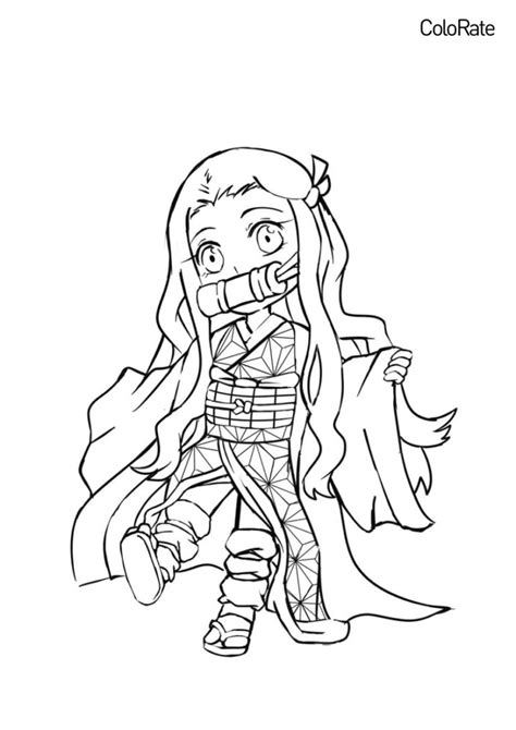 Раскраски из аниме Клинок рассекающий демонов распечатать