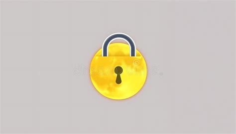 Padlock Icon Security Symbol Safety Lock Protection Sign Digital Secure Generative Ai Stock