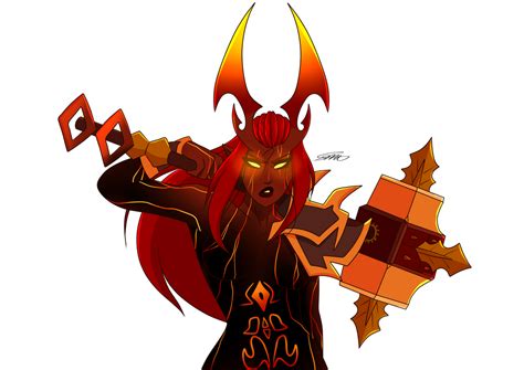 Commission Fire Princess By Minxyninxy On Deviantart