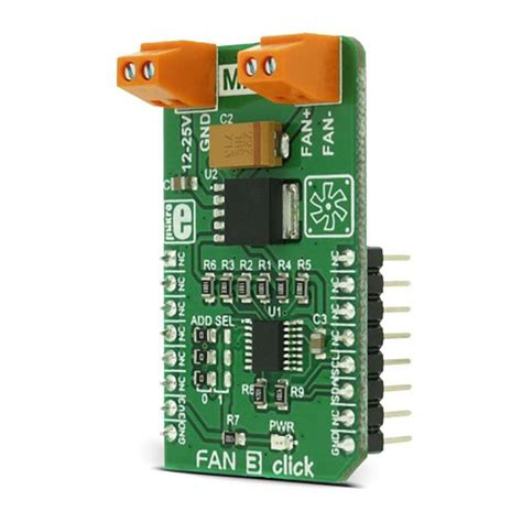 Mikroe Fan 3 Click Board™ Mikroe 2841 Debug Store