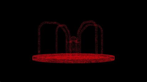 Premium Photo 3d Merry Go Round On Black Bg Object Dissolved Red Flickering Particles Business