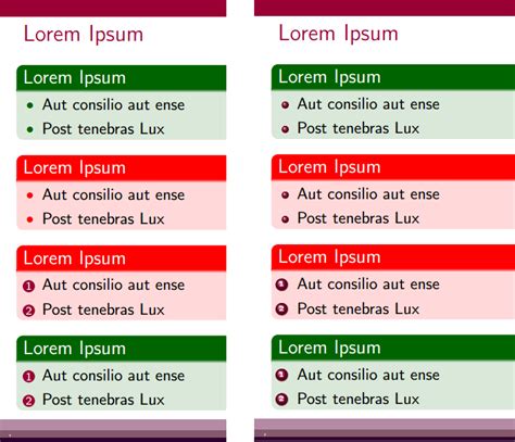 Etoolbox Color Of Enumerateitemize Items In Alertblocks And