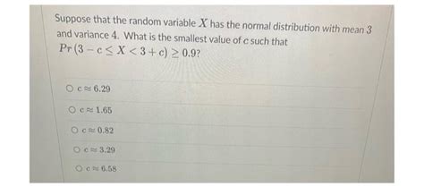 Solved Suppose That The Random Variable X1 Has The Normal Chegg