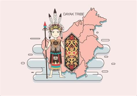 Motif Dayak Vector Art Icons And Graphics For Free Download