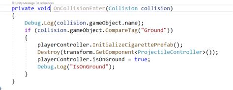 Problem With Colliding R Unity3d