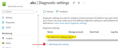 Where Is That Documentation A Tale On Setting Up Diagnostic Settings Azure Coding Architect
