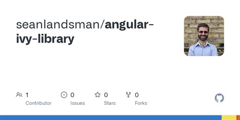 Github Seanlandsmanangular Ivy Library