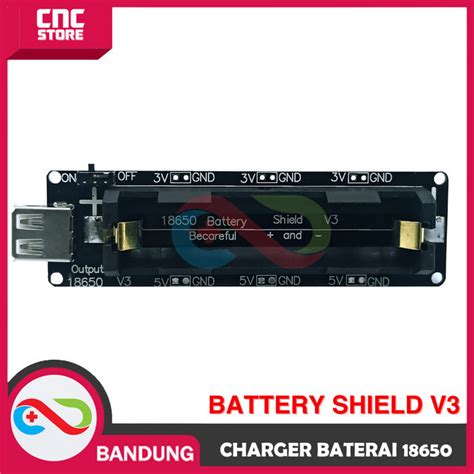 Jual New Battery Shield V3 18650 Raspberry Pi Wemos Nodemcu Esp32