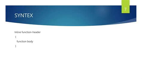 Inline Functions Iot68pptx