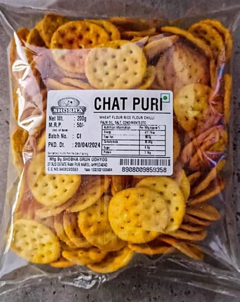 Shobha Chat Puri Masala Mathari At ₹ 110kg Mathri In Ahmedabad Id