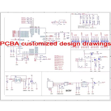 PCBA Circuit Board Design Drawings Manufacturing PCB Assembly One Stop