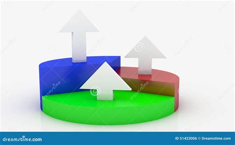 Arrow Statistic Stock Illustration Illustration Of Presentation