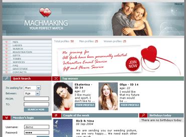 Matchmaking Solution Main Window Pilot Group Ltd Matchmaking Ready Web Site For Online