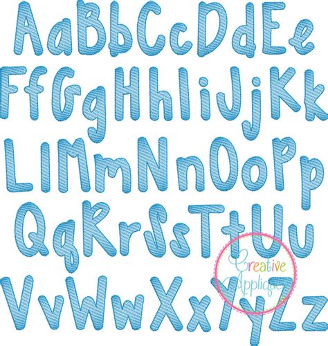 Sketch Sweet And Sassy Font 10 Sizes Products Swak Embroidery