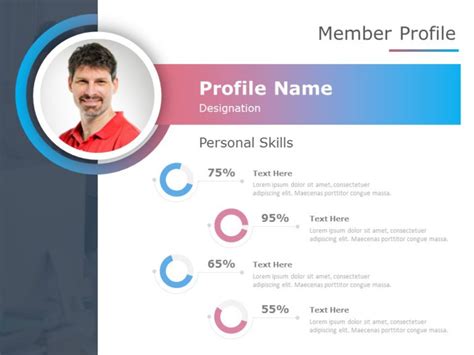 Employee Profile Powerpoint Template Powerpoint Templates Human