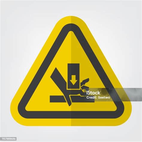 위 기호 기호에서 손 분쇄 힘이 흰색 배경에 격리 벡터 그림 Eps10 기계 부분에 대한 스톡 벡터 아트 및 기타 이미지 기계 부분 기어 기계 부분 날 Istock