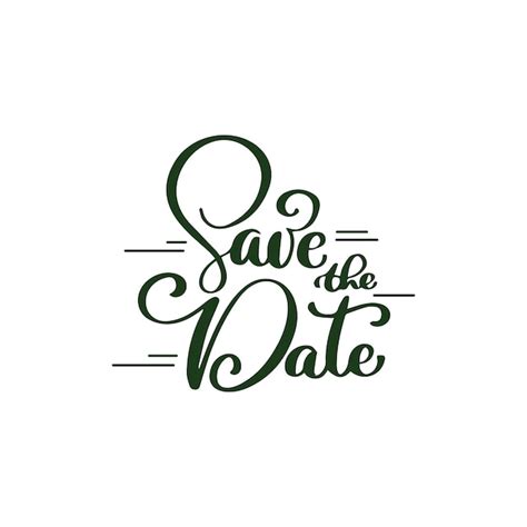 Premium Vector Save The Date Vector Design
