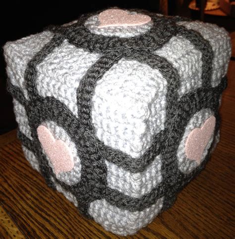 Companion Cube Plush By Tirrivee On Deviantart