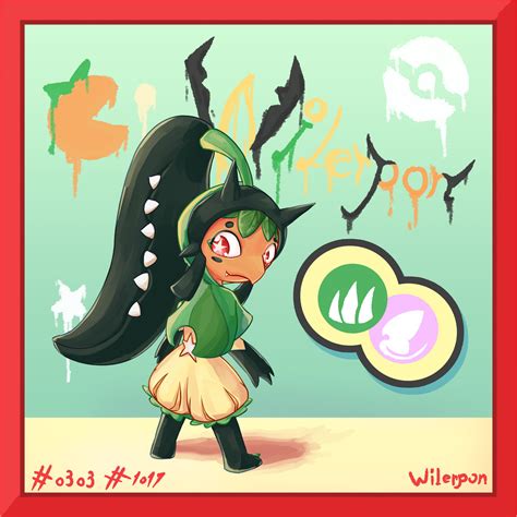 Fusion Ogerpon And Mawile By Felldeal On Deviantart