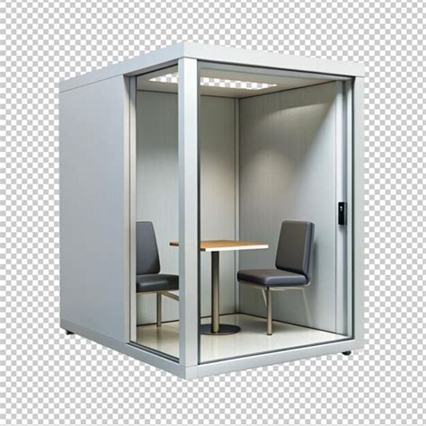 Silent Cube Meeting Pod Loop Premium AI Generated PSD
