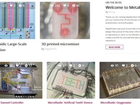 Open Source Lab On A Chip Repository Is Microfluidics For The