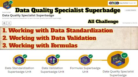 Data Quality Specialist Superbadge Superbadge Quiz Solution Youtube