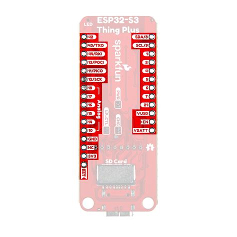 Hardware Overview Sparkfun Thing Plus Esp32 S3
