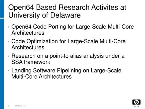 Ppt Open64 A Framework For High Performance Compiler Powerpoint