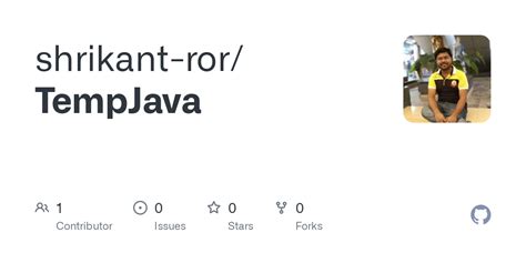 Github Shrikant Ror Tempjava