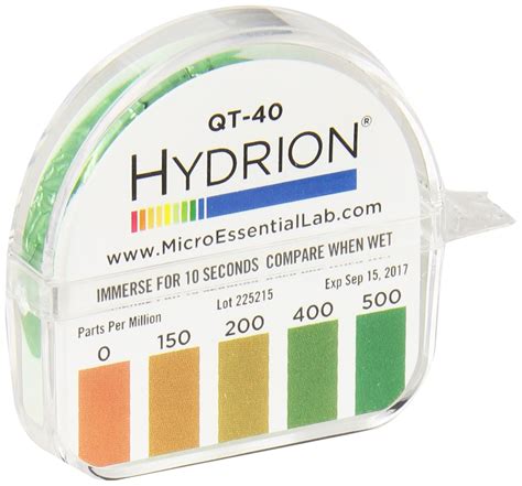 Microessential Micro Essential Qt 40 Quat Dispenser 0 500 Ppm Industrial And Scientific