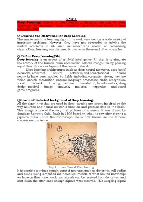 Deep Learning PPT Full Notes Topics To Be Covered Introduction Deep Learning Deep And Studocu