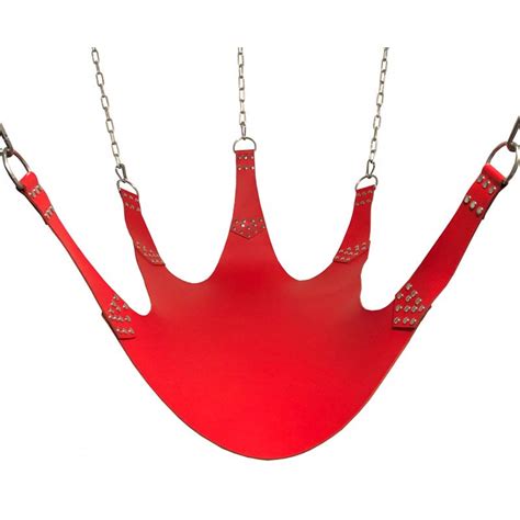 Point Leather Sex Sling Red Etsy
