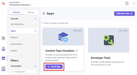 Content Type Visualizer App Installation Guide Contentstack