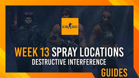 Week 13 Spray Locations Complete Guide Desctructive Interference
