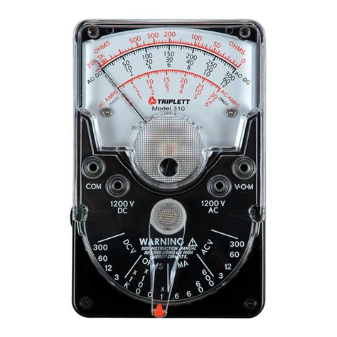 Triplett 310 Instruction Manual Pdf Download Manualslib