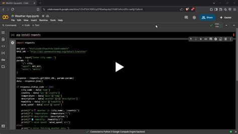 Pythonprojects Apihandling Weatherapp Uday Sriram Dutta