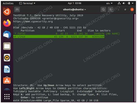 How To Recover Partition Table In Linux Linux Tutorials Learn Linux