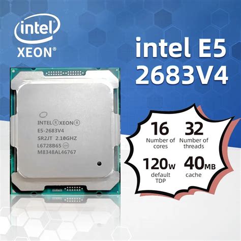 Intel Xeon Processor E5 2683 V4 Total Cores 16 Total Threads 32