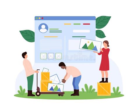 Web Design Wireframe Process On Online Platform Ui And Ux Designers