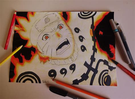 Naruto Kyuubi Mode By Italovinicius On Deviantart