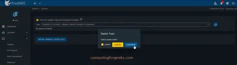 Truenas And How To Upgrade From Freenas To Truenas Core Computingforgeeks